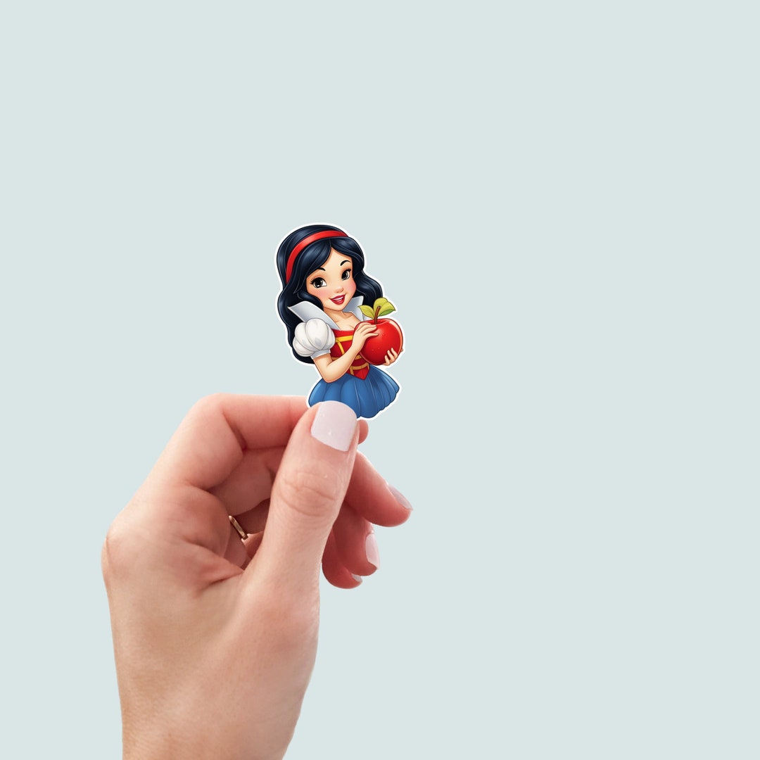 Cute Cartoon Snow White Disney Princess Sticker - Etsy