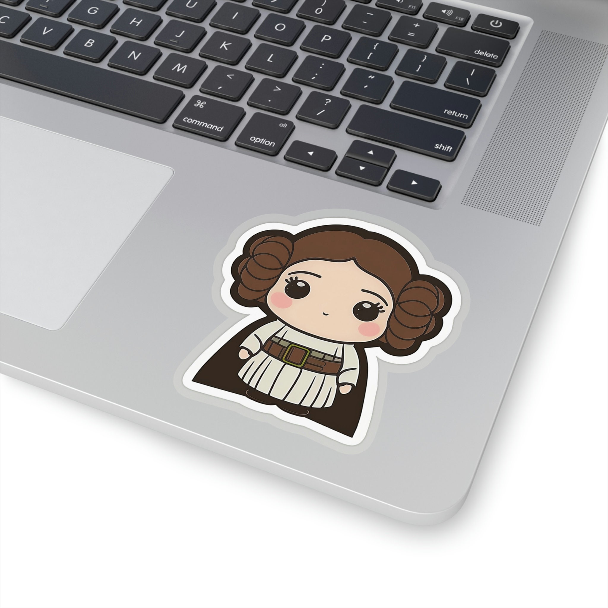 Cute Cartoon Princess Leia Sticker - Etsy
