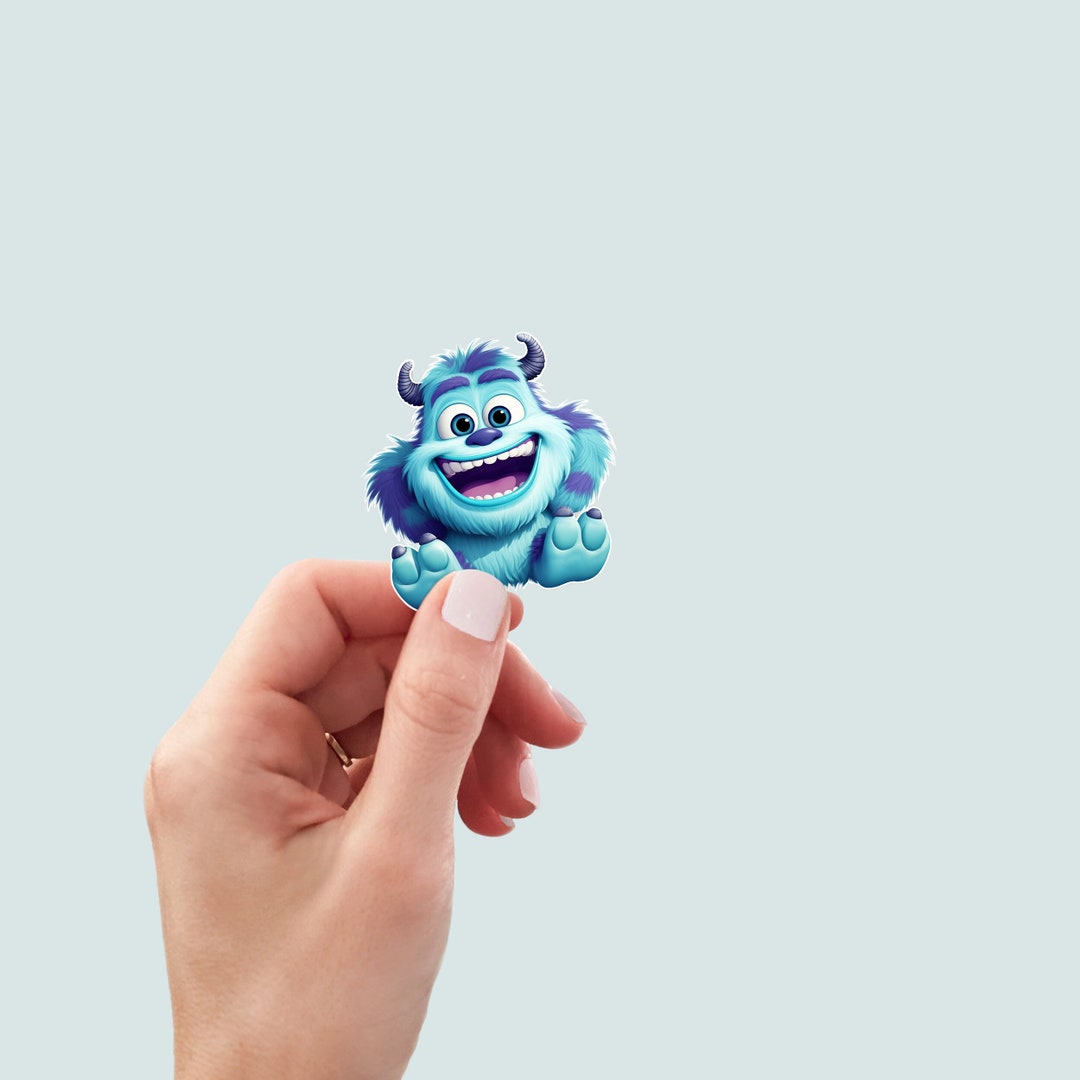 Cute Cartoon Sulley Sticker - Etsy