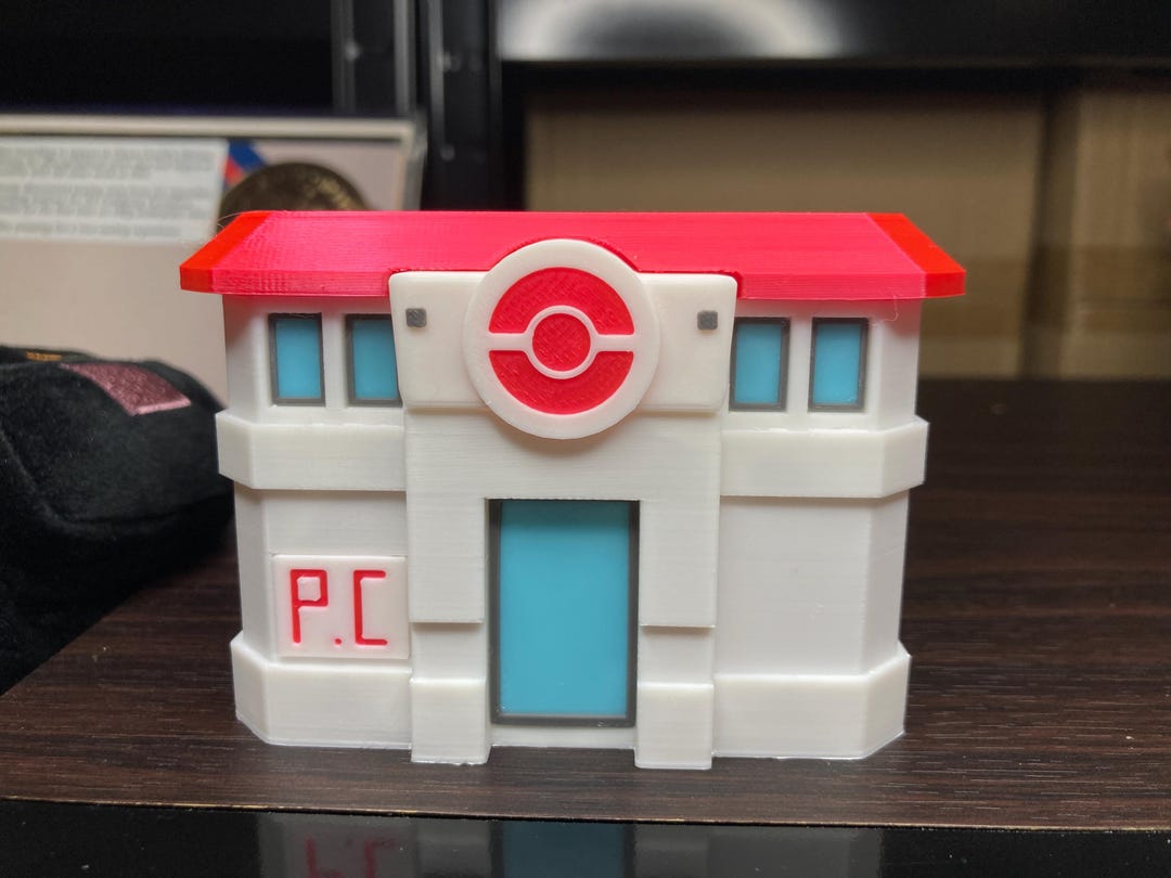Pokémon Center From Pokémon Firered and Leafgreen (3D Printed Building ...