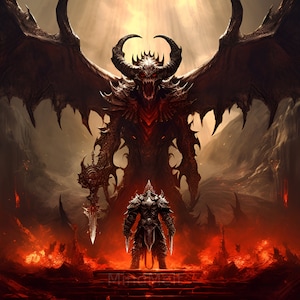 DIABLO 4 Poster Digital Image bonus 1 FREE Ultra High Quality ...