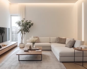 Modern Home Virtual Background Zoom Living Room Zoom Background Living ...