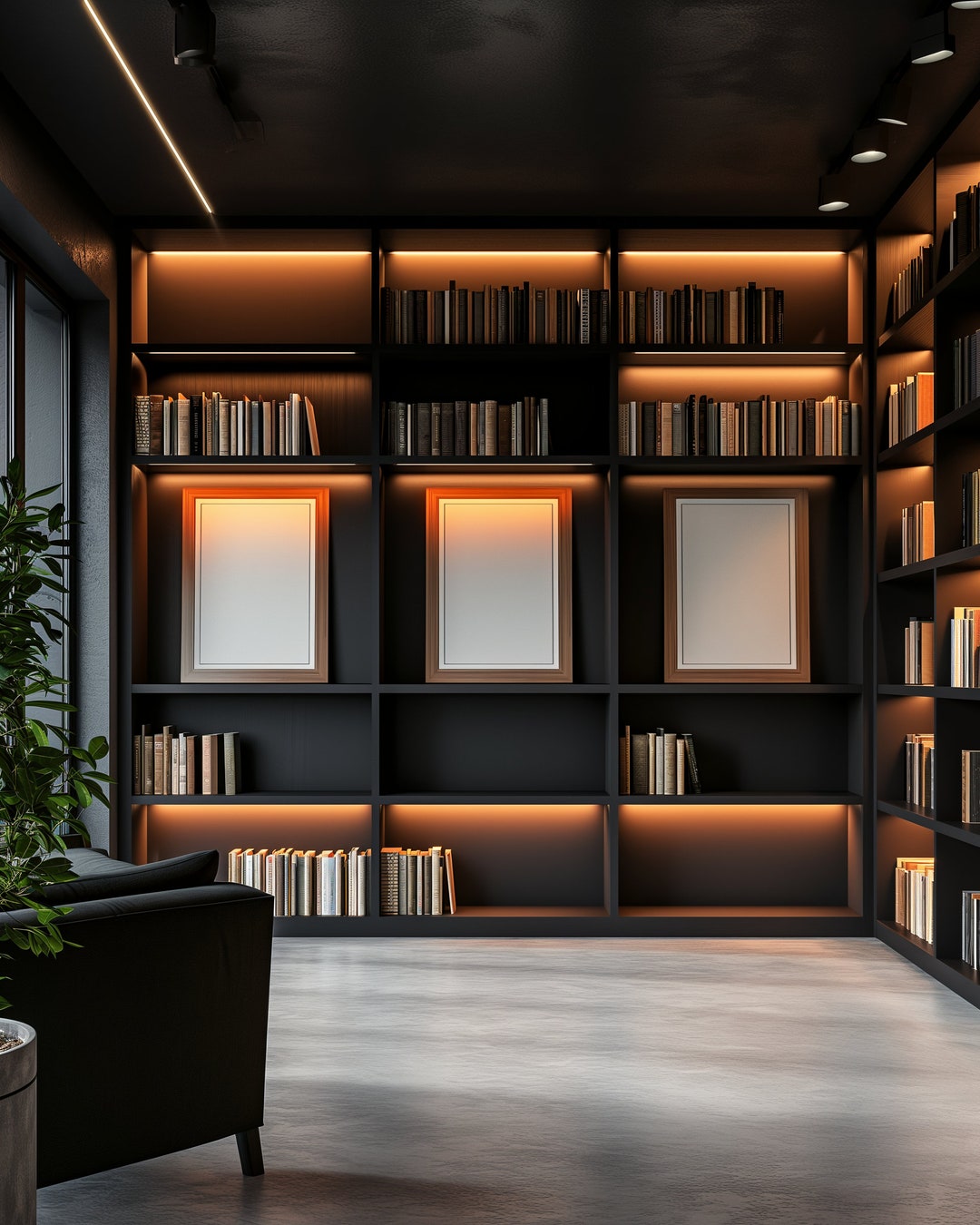 Home Bookshelf Virtual Background Zoom Library Zoom Background Living ...