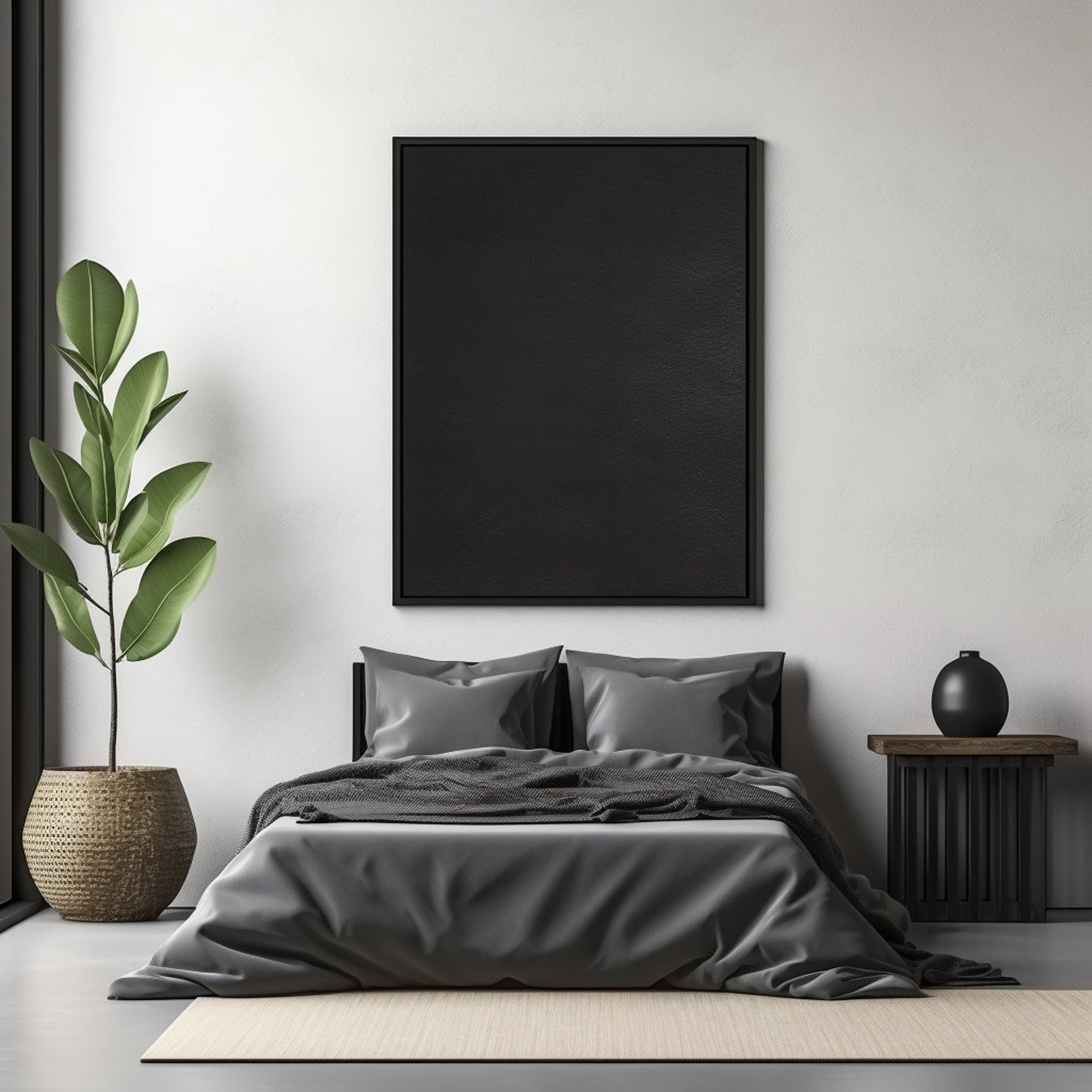 Modern Bedroom Virtual Background | Zoom Living Room | Zoom Background ...