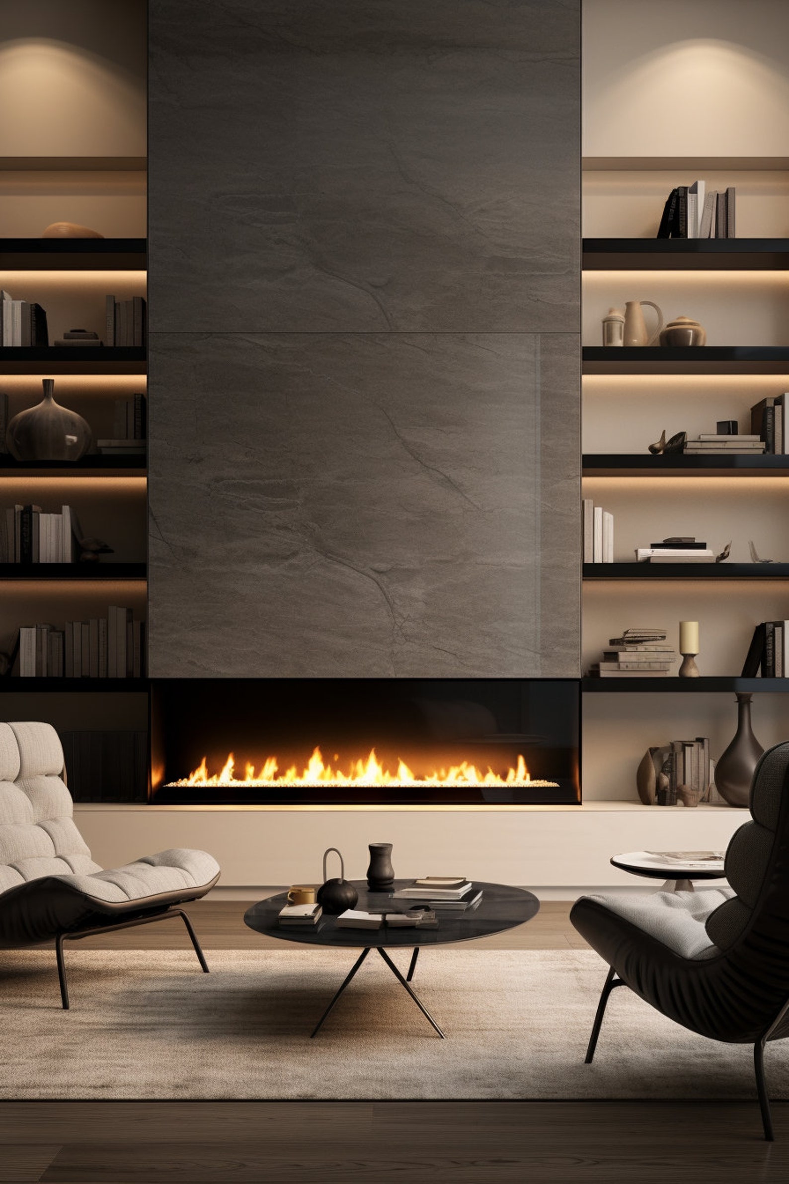 Neutral Minimalist Home Virtual Background | Zoom Background Room ...