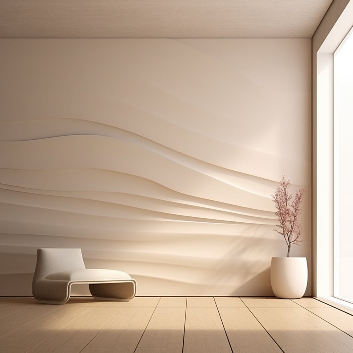 Simple Minimalist Home Wall Virtual Background | Zoom Background Room ...