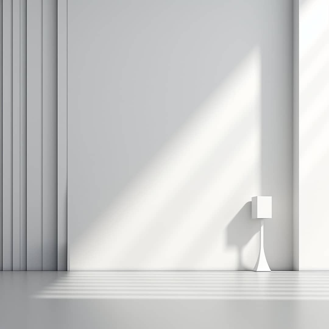 Simple Minimalist White Home Wall Virtual Background | Zoom Background ...