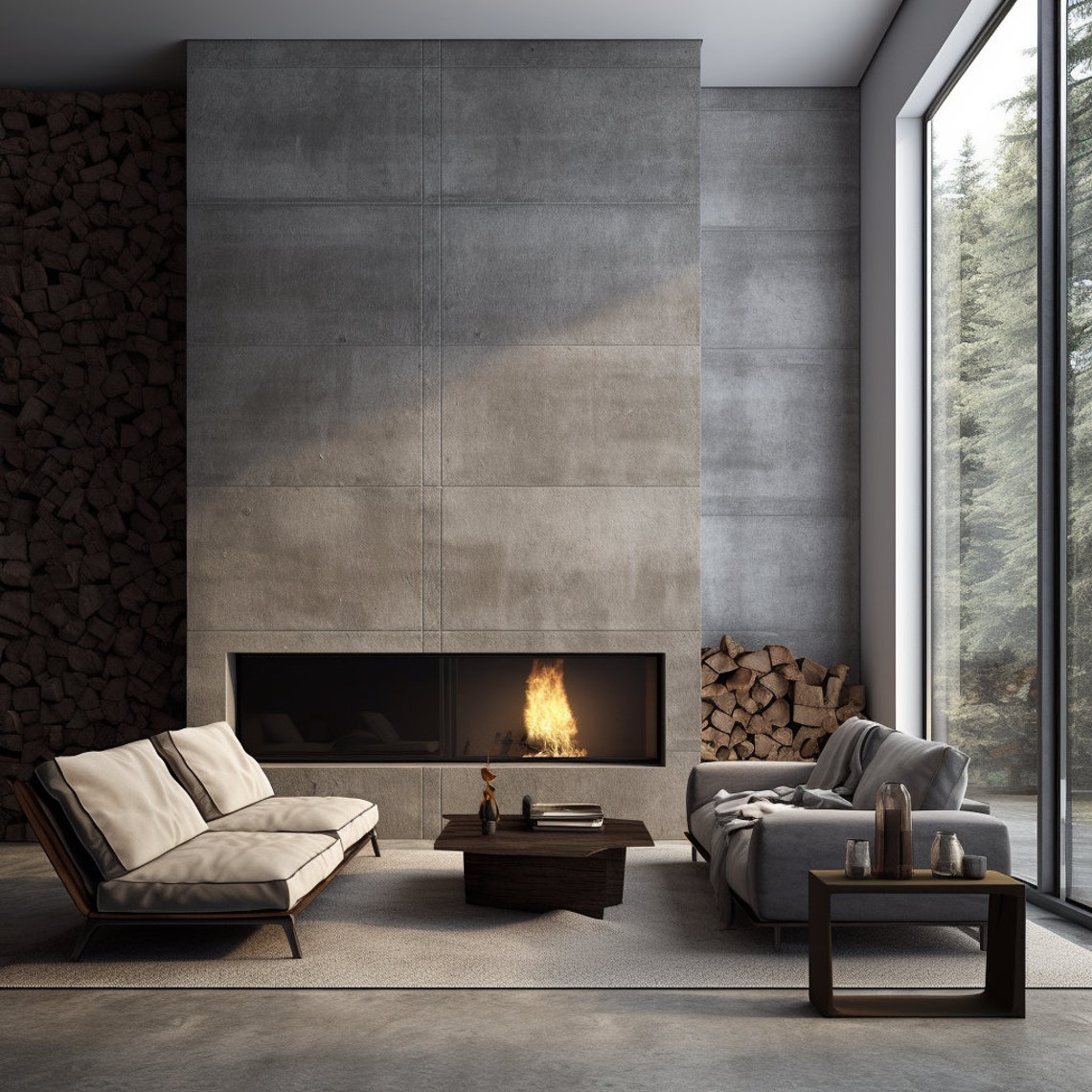 Neutral Minimalist Home Virtual Background | Zoom Background Room ...