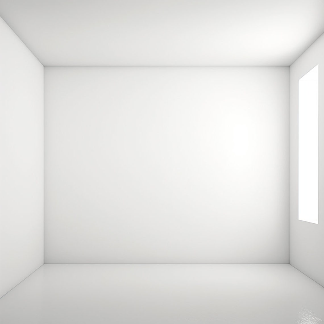 Simple Minimalist White Wall Virtual Background | Zoom Background Room ...