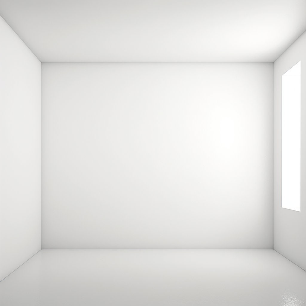Simple Minimalist White Wall Virtual Background | Zoom Background Room ...