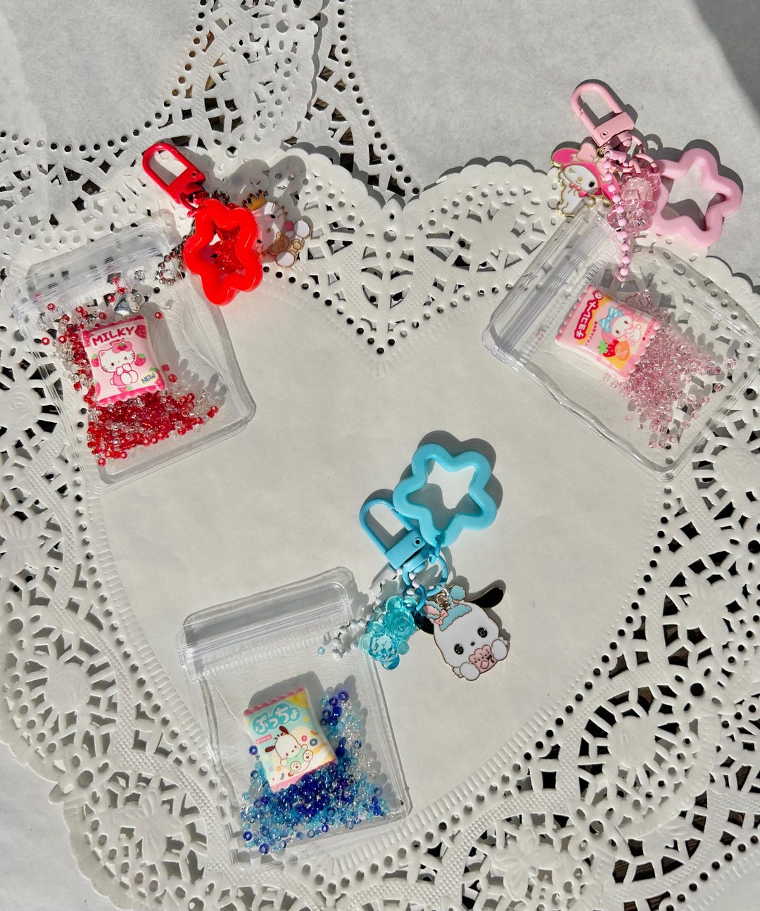 Sanrio Kawaii Keychains Gifts for Her Kawaii Keychains Sensory - Etsy
