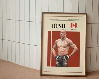 Charles Oliveira, UFC Posters, MMA Wall Art, UFC Gifts, Fighter Prints ...