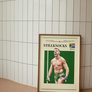 Dricus Du Plessis, UFC Posters, MMA Wall Art, UFC Gifts, Fighter Prints ...