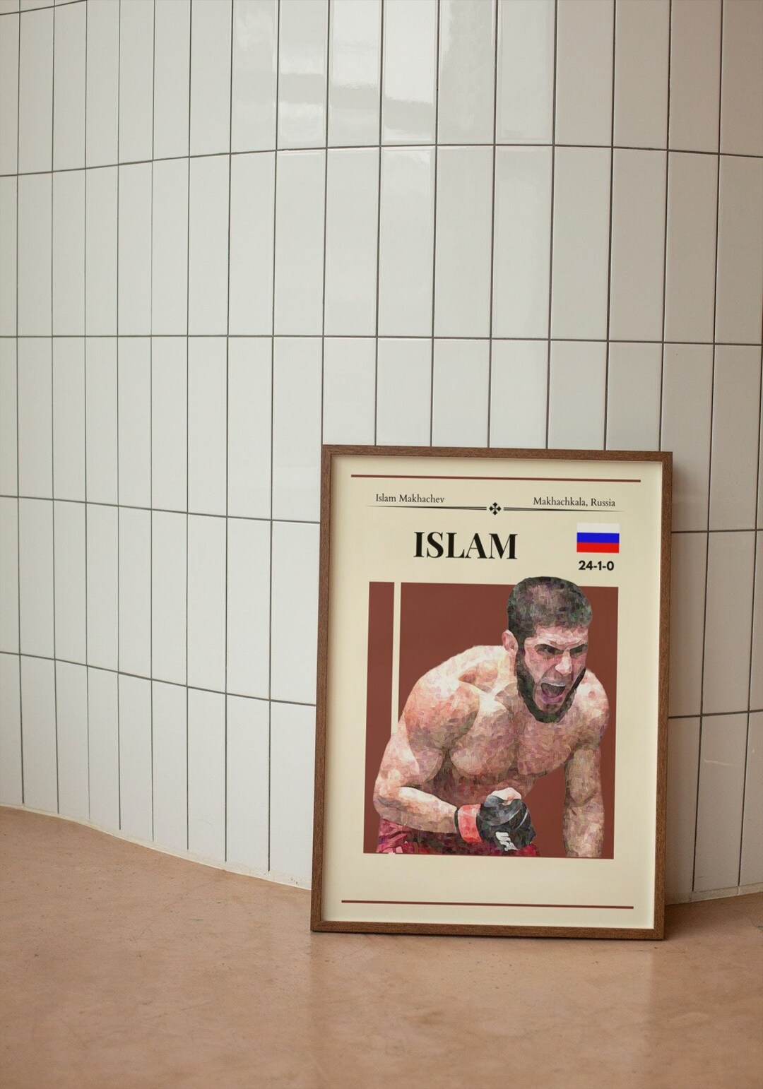 Islam Makhachev UFC Posters MMA Wall Art UFC Gifts Fighter - Etsy Ireland