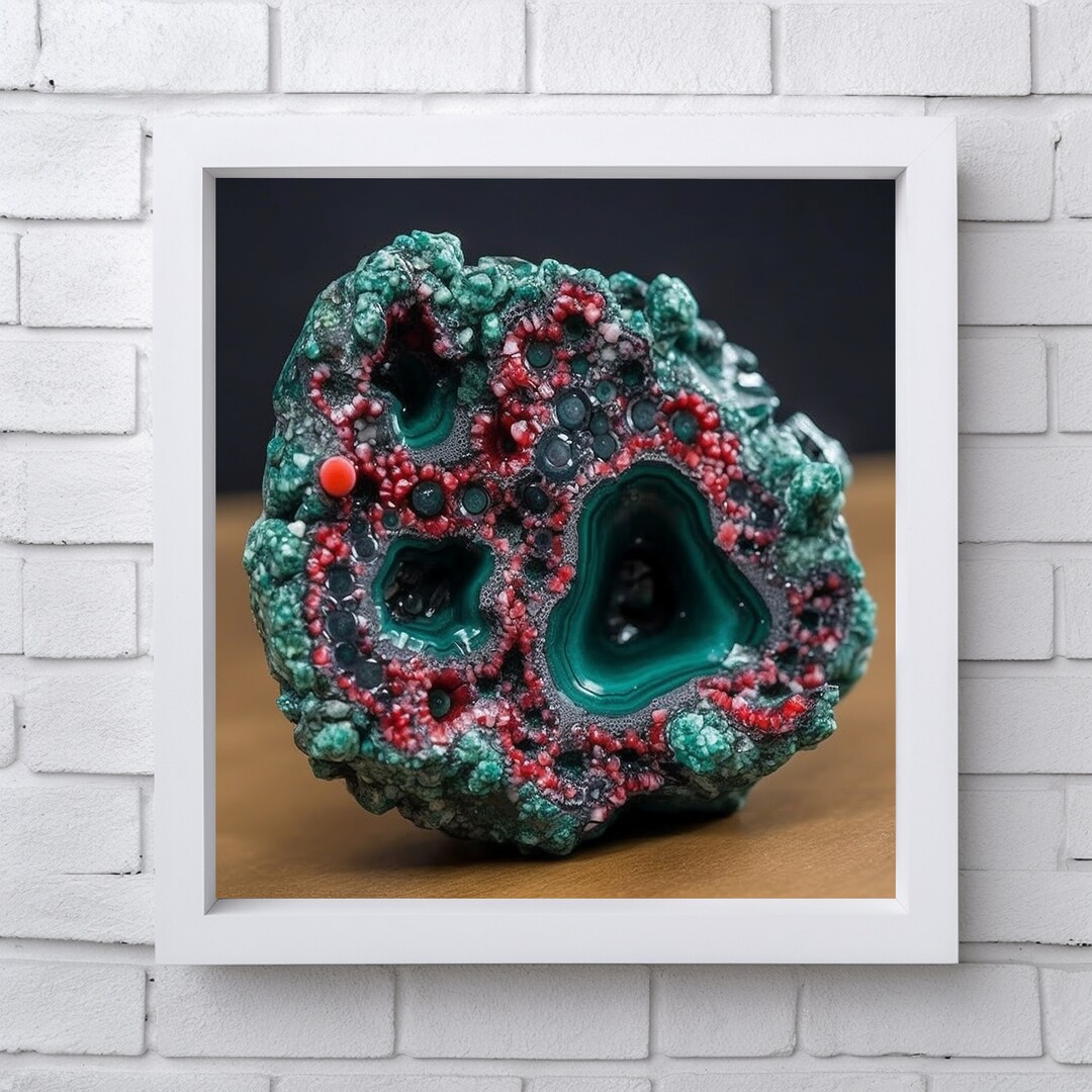 Ruby Malachite Digital Download Art Print - Etsy