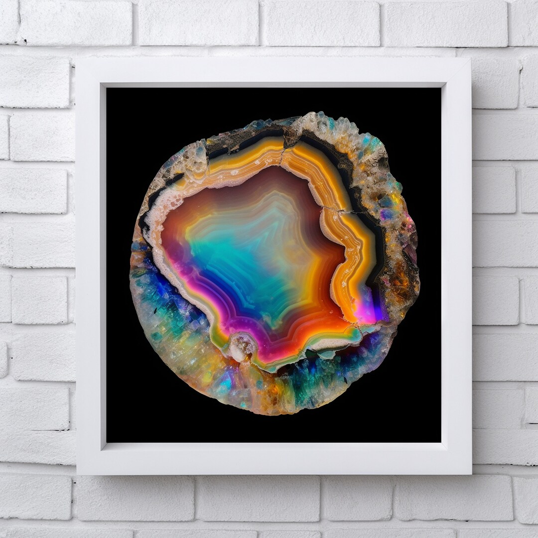 Rainbow Opal Digital Download Art Print - Etsy