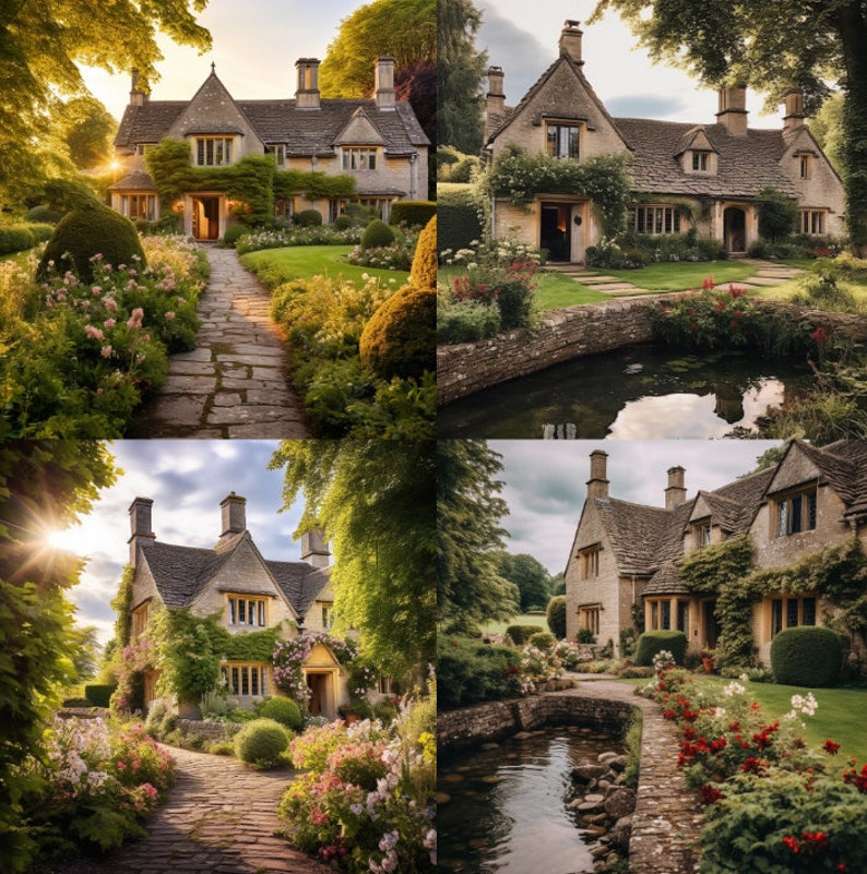 Cottage Core Series 5 I English Countryside in Spring I Pastoral I ...