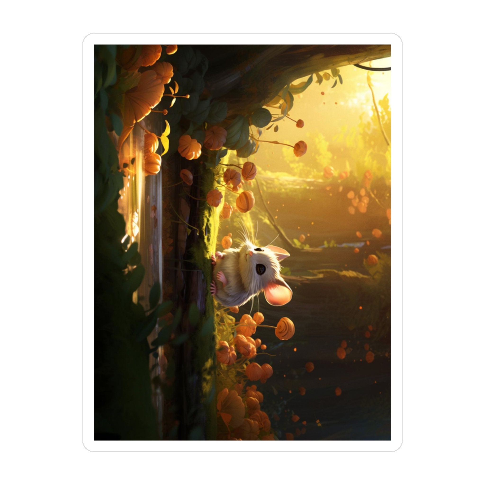 Vinyl Decals, Fantasy World MOSS Inspired Art Print, Magical Fairy ...