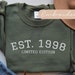 Est. 1993 Sweatshirt, 1993 Sweatshirt Embroidered, Est 1993 Crewneck ...
