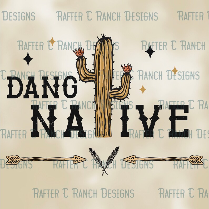 Dang Native PNG, Grunge Western PNG, Cowboy Vibes PNG, Vintage Rodeo ...