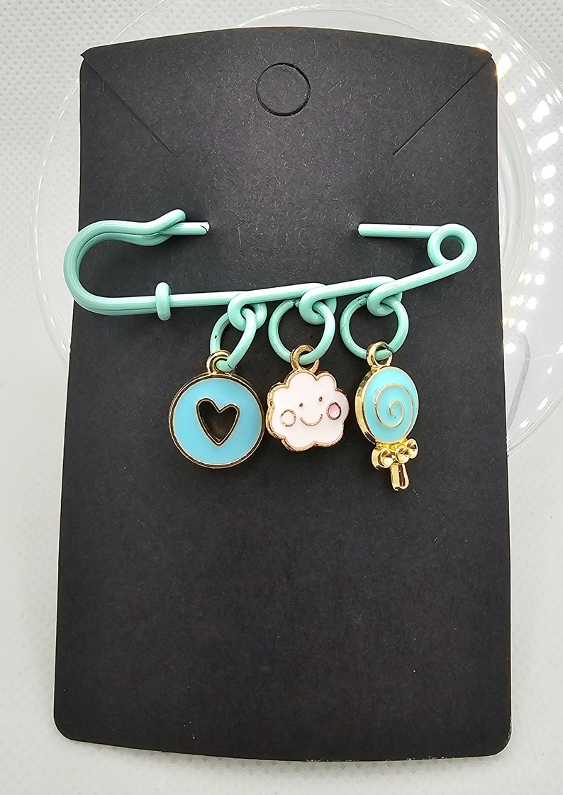 Light Blue Kids Brooch - Etsy