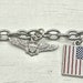 Silver US Navy Wife Charm Bracelet - Etsy