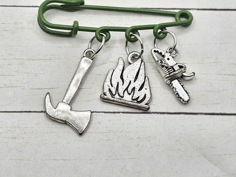 Wildland Firefighter Brooch Pin - Etsy