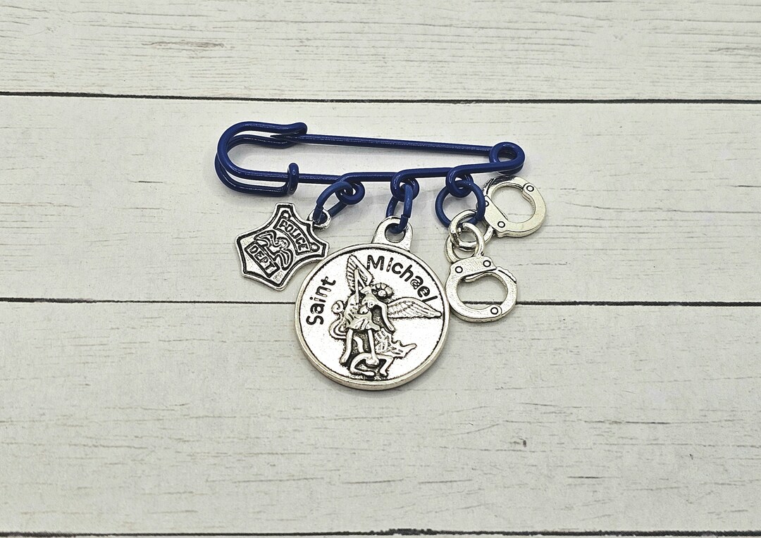 Blue Law Enforcement/police Officer Brooch - Etsy