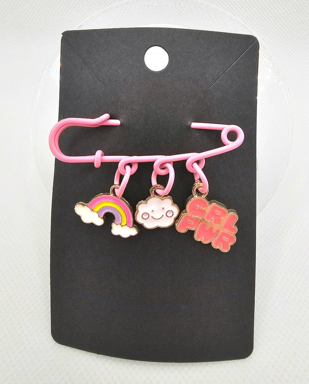 Pink Kids Brooch Pin - Etsy