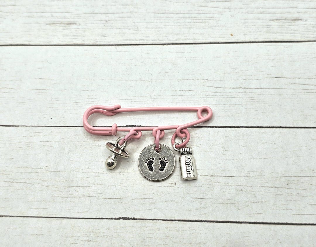 Light Pink Baby Girl Brooch - Etsy