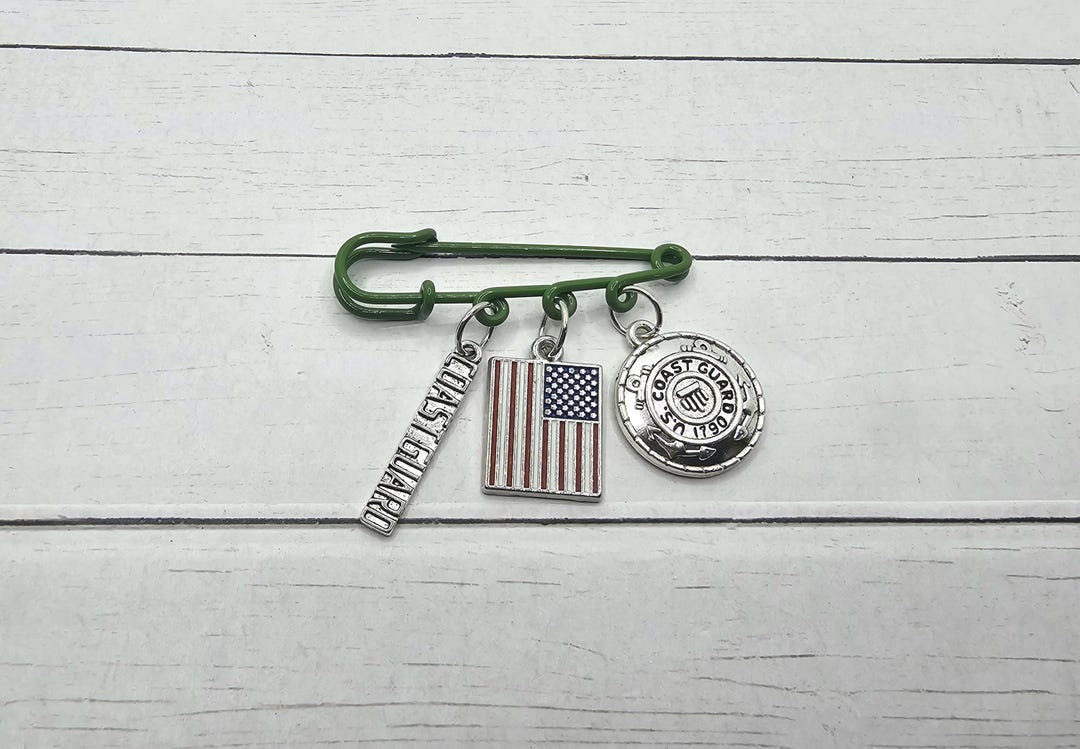 Army Green US Coast Guard Deployment Brooch - Etsy