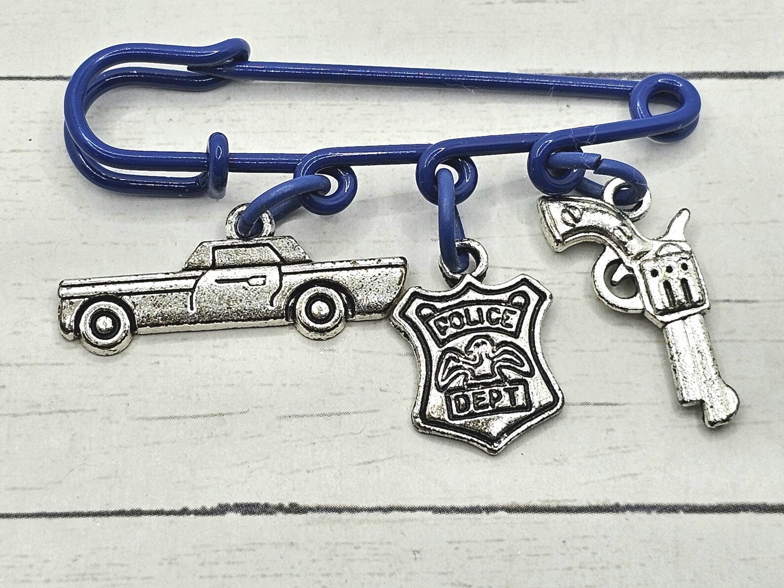 Blue Law Enforcement/police Officer Brooch - Etsy