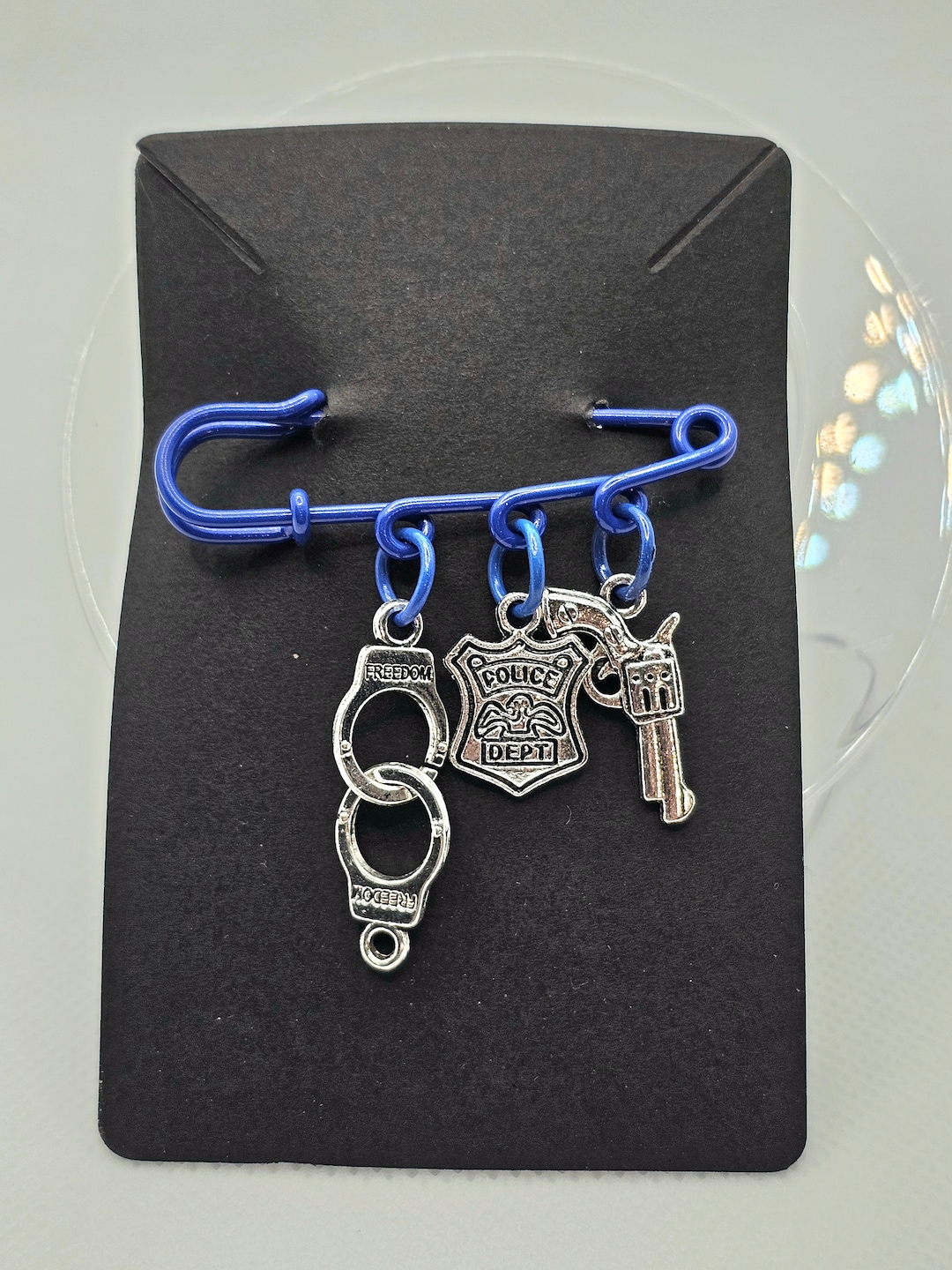 Blue Law Enforcement/police Officer Brooch - Etsy