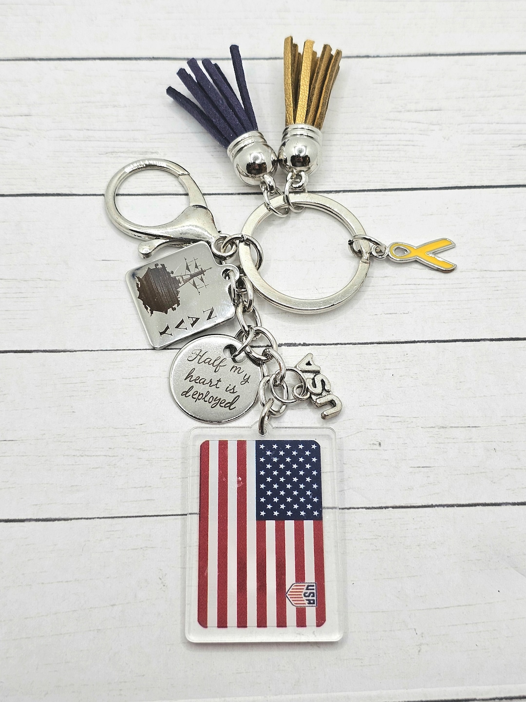US Navy Keychain - Etsy