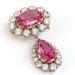 Victorian Ruby Brooch for Women Pink Ruby Crown Brooch Unisex Victorian ...