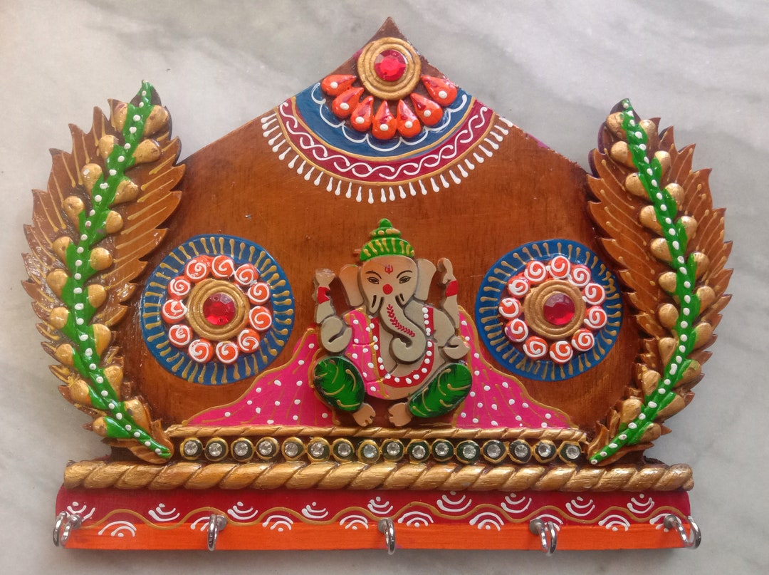 Ganpati Bappa Key Holder - Etsy