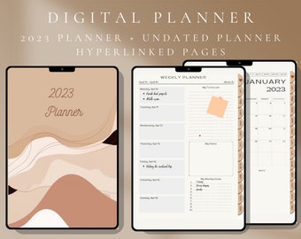 Digital Planner Undated Goodnotes Digital Planner iPad - Etsy