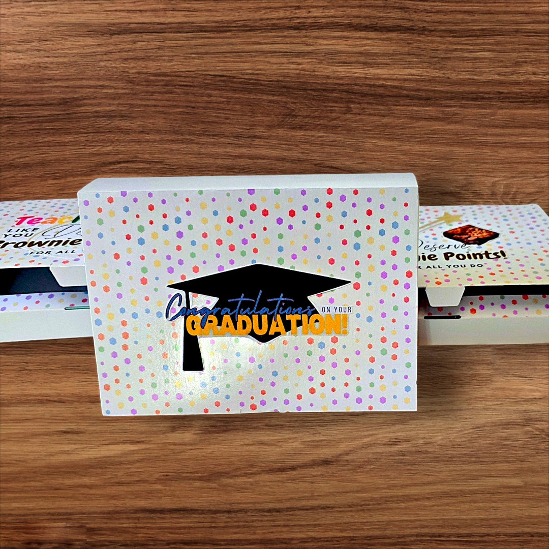 Congratulations on Your Graduation Brownie Points Brownie Card - Etsy