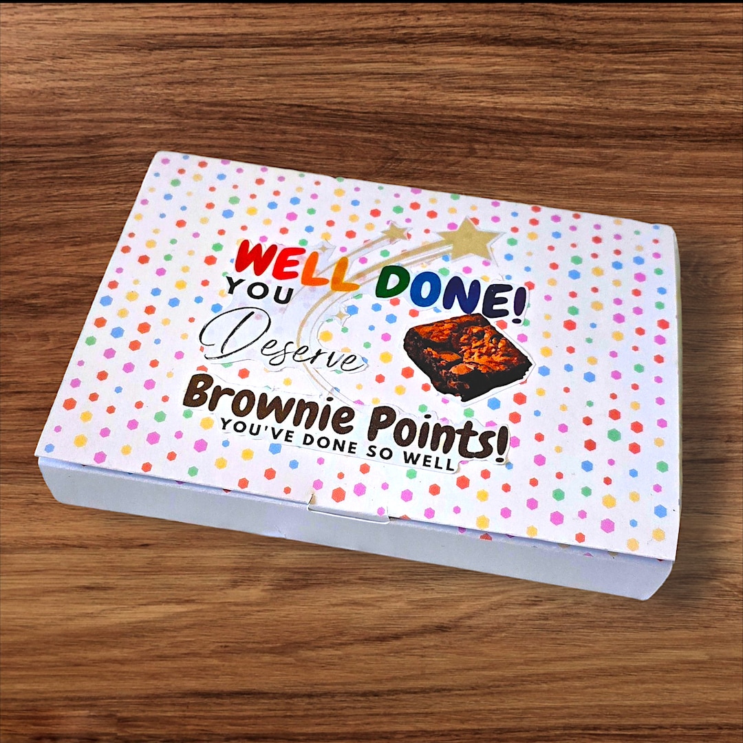 Well Done! Brownie Points! Brownie Card - Etsy UK