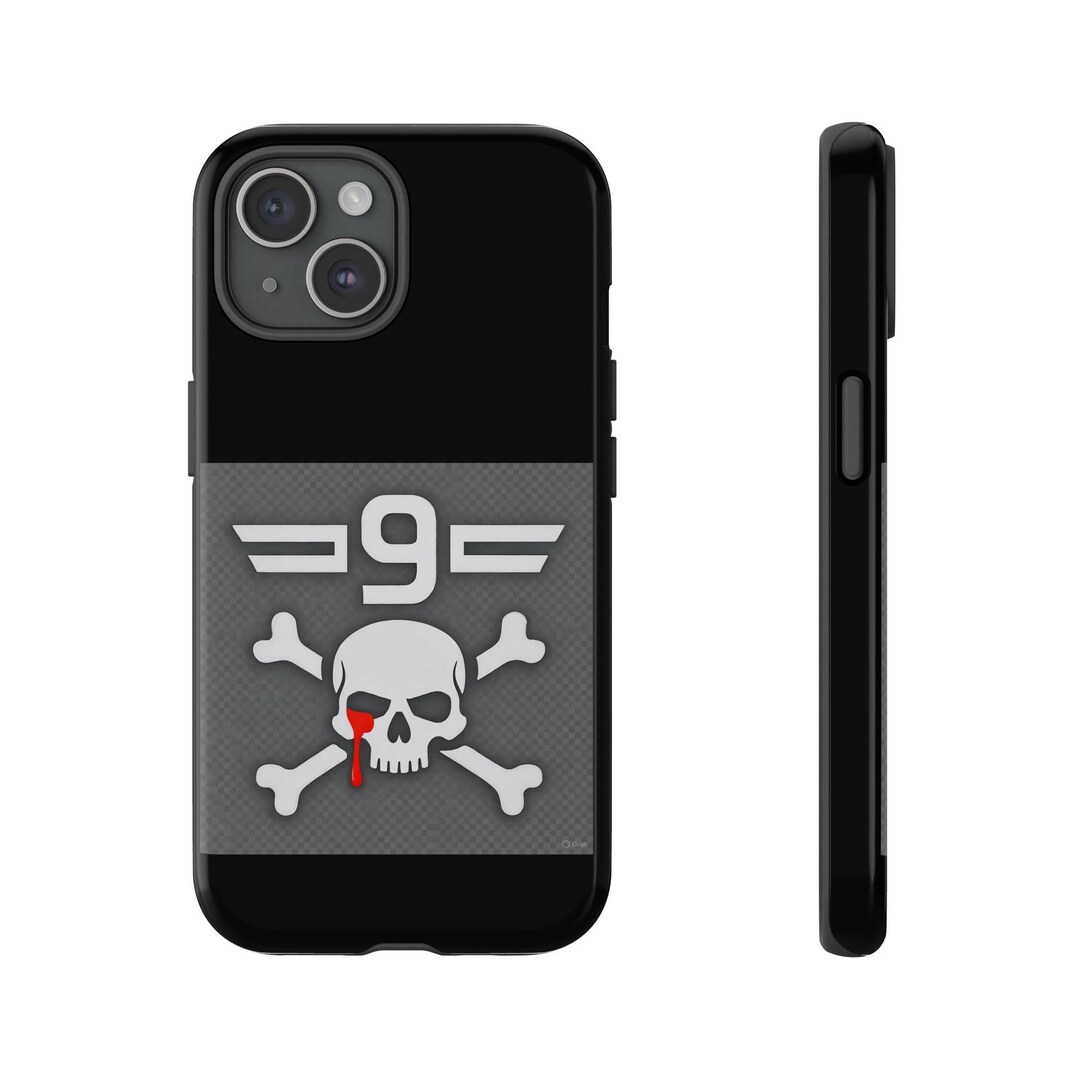 Bleeding Skull With Wings Tough Case | Skull Crossbones Phone Cover - Etsy