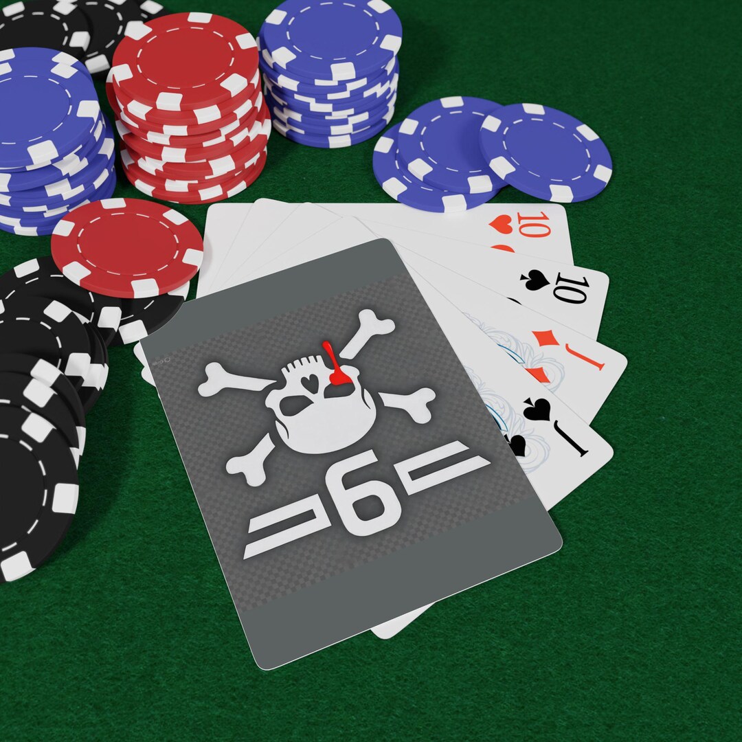 Skull & Blood Ace Spade Poker Playing Cards | Gaming Deck - Etsy