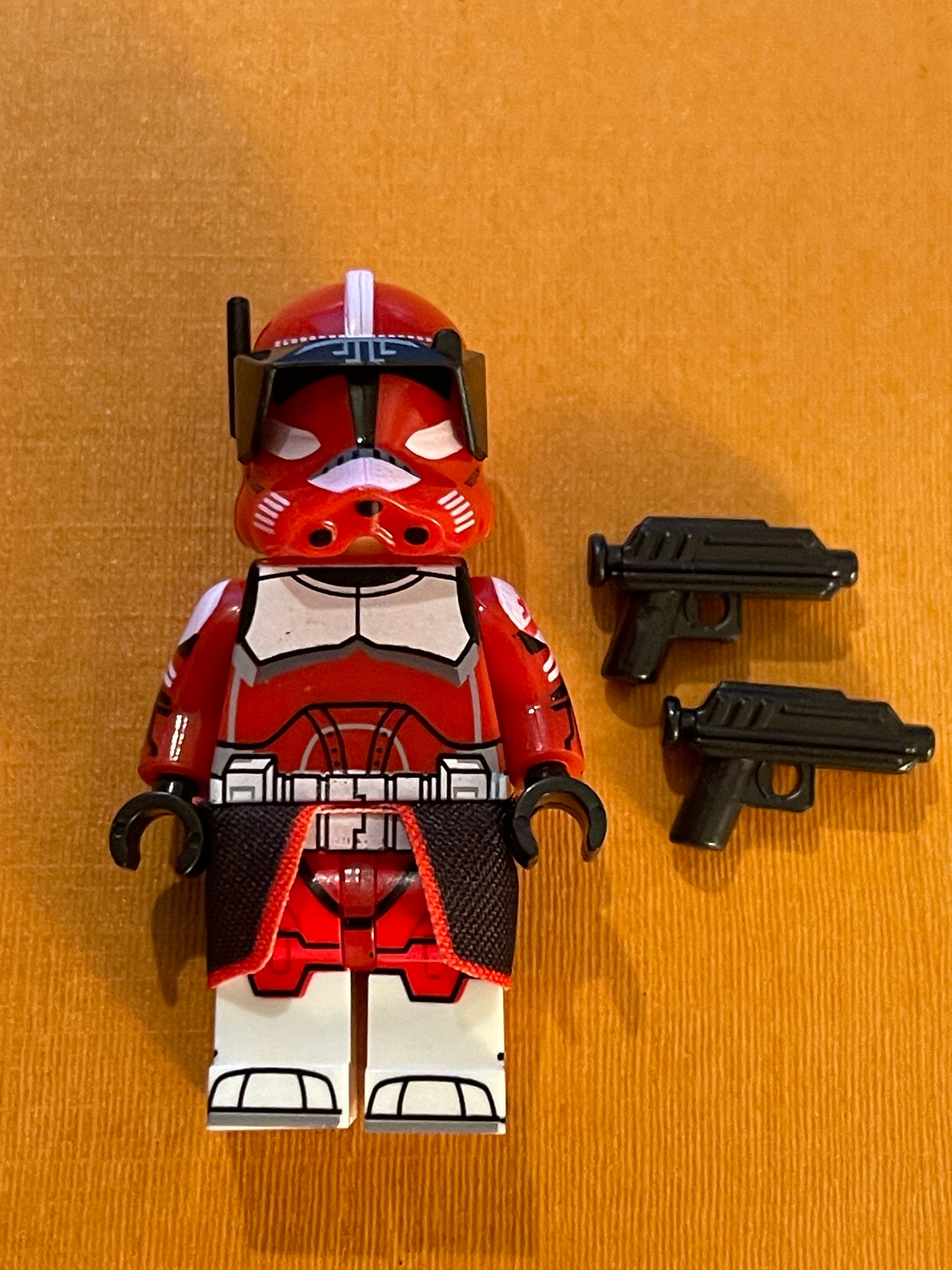 Clone Commander Fox Minifigure (clone Trooper) - Star Wars - Coruscant Guard Trooper - Shock ...
