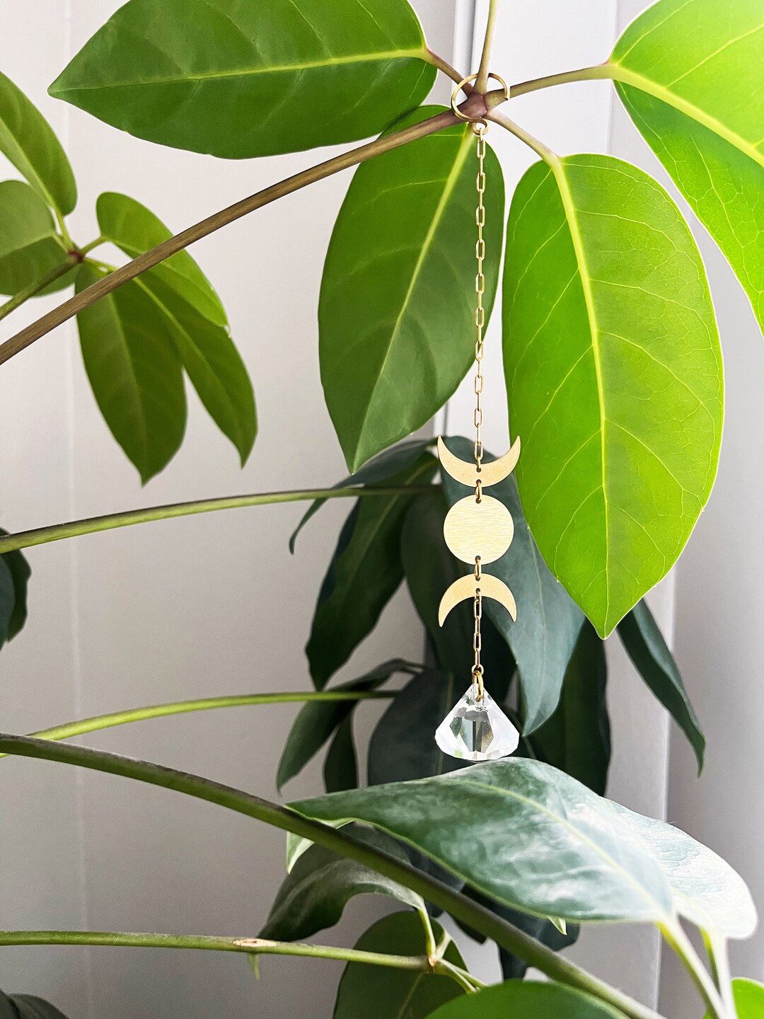 Mini Suncatcher, Crystal Suncatcher, Moon Phase - Etsy