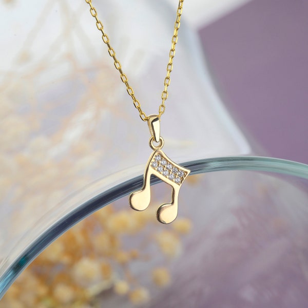 Gold Music Note - Etsy