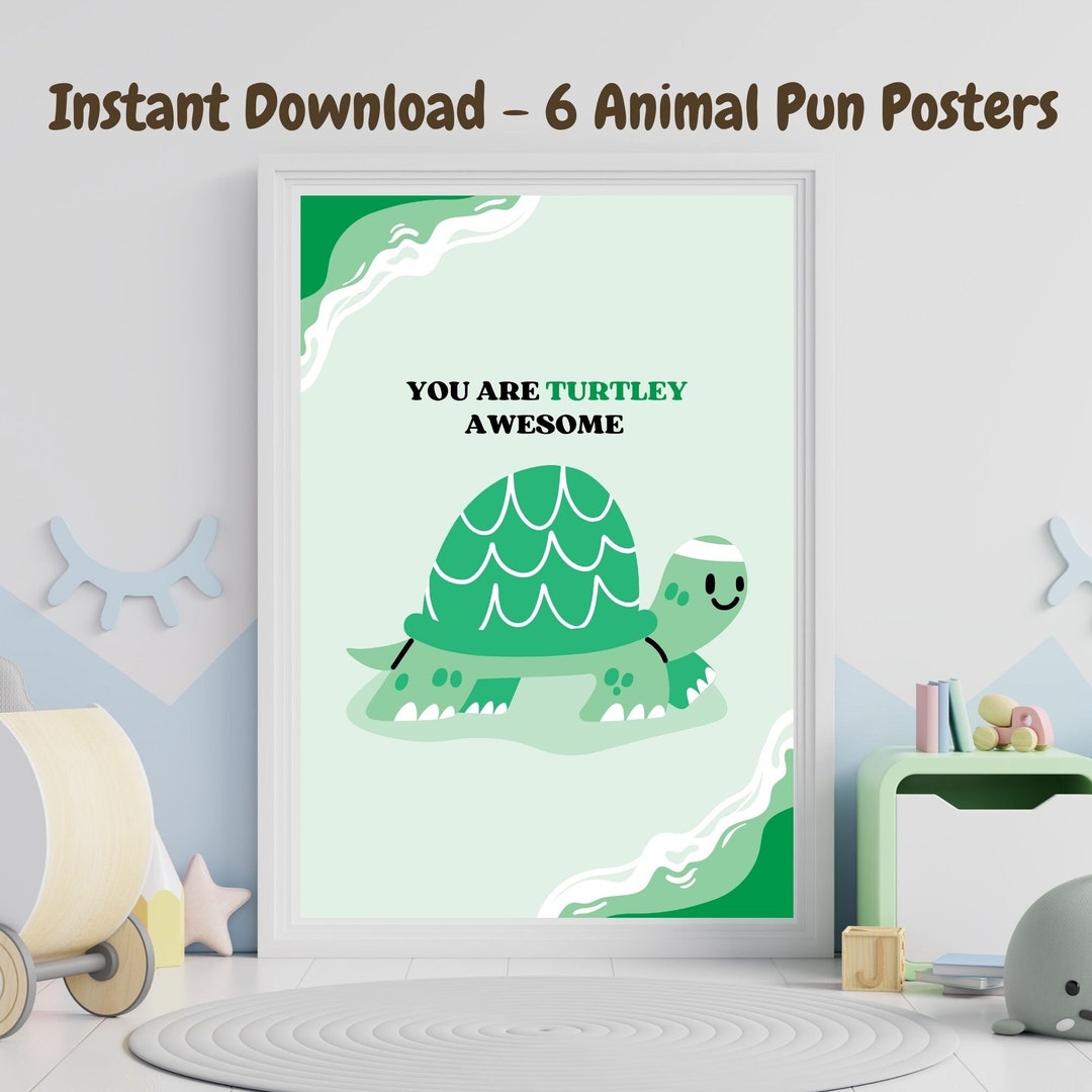 Funny Animal Posters for Classroom, 6 PRINTABLES, Classroom Decor ...