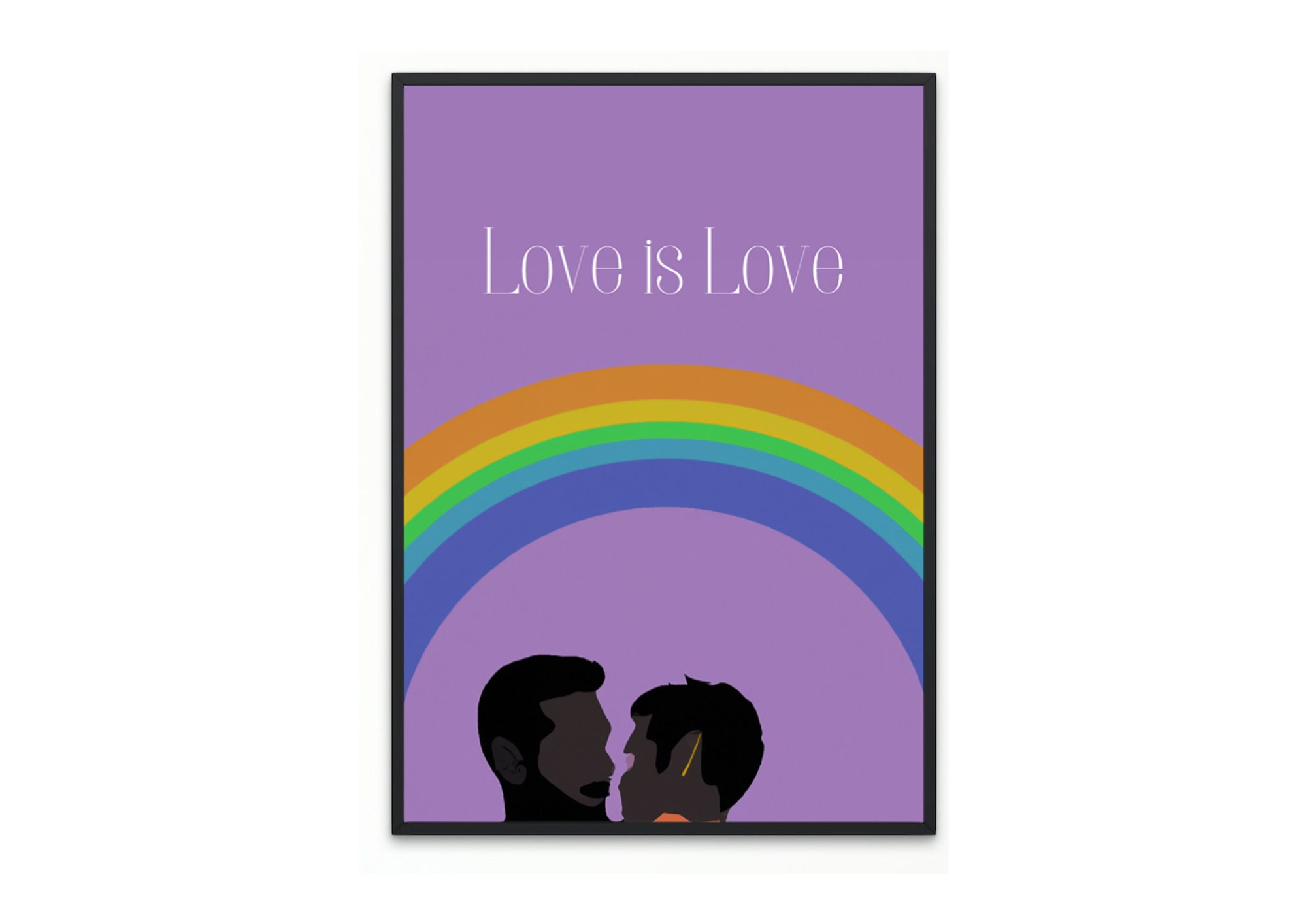 Love is Love Prints, Lgbt Wall Art, Queer Designs, Rainbow, Gay Couple ...