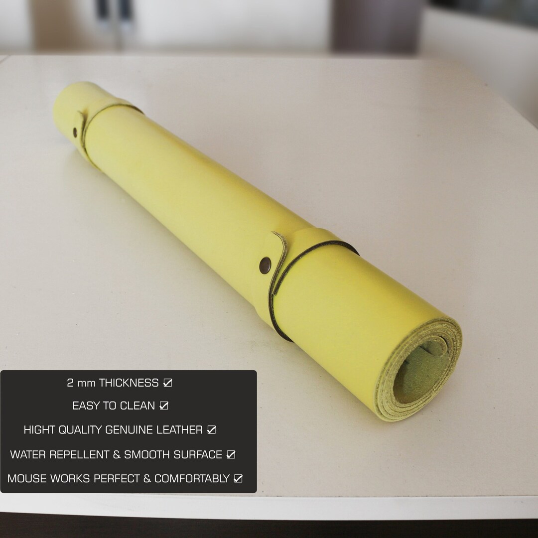 Large Leather Desk Mat, Custom Computer Mat, Personalized Desk Mat ...