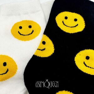 Mismatched Socks, Smiley Face Socks, Cute Socks, Fun Socks, Printed ...