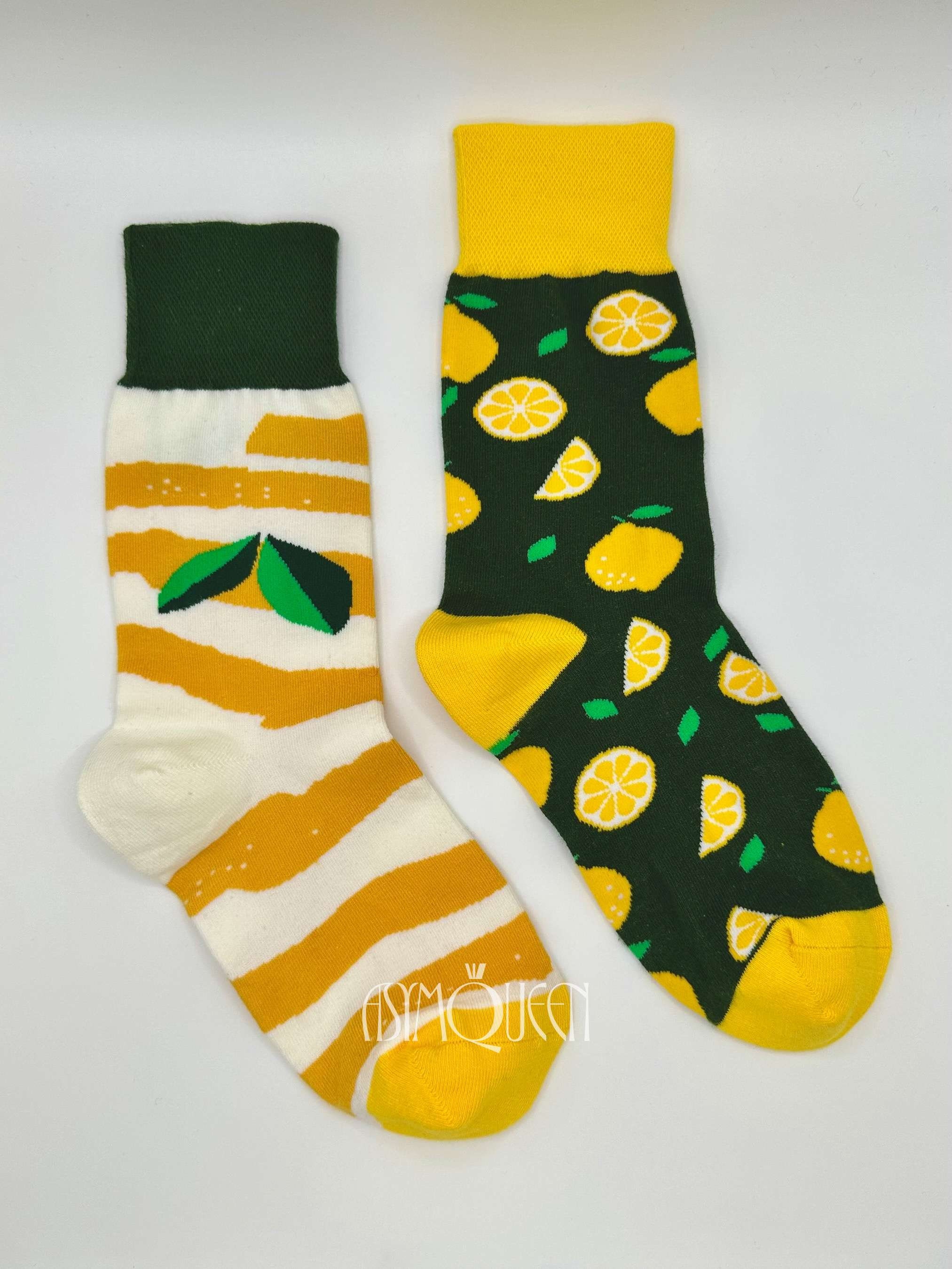 Mismatched Socks, Printed Socks, Cotton Socks, Fun Socks, Ankle Socks ...