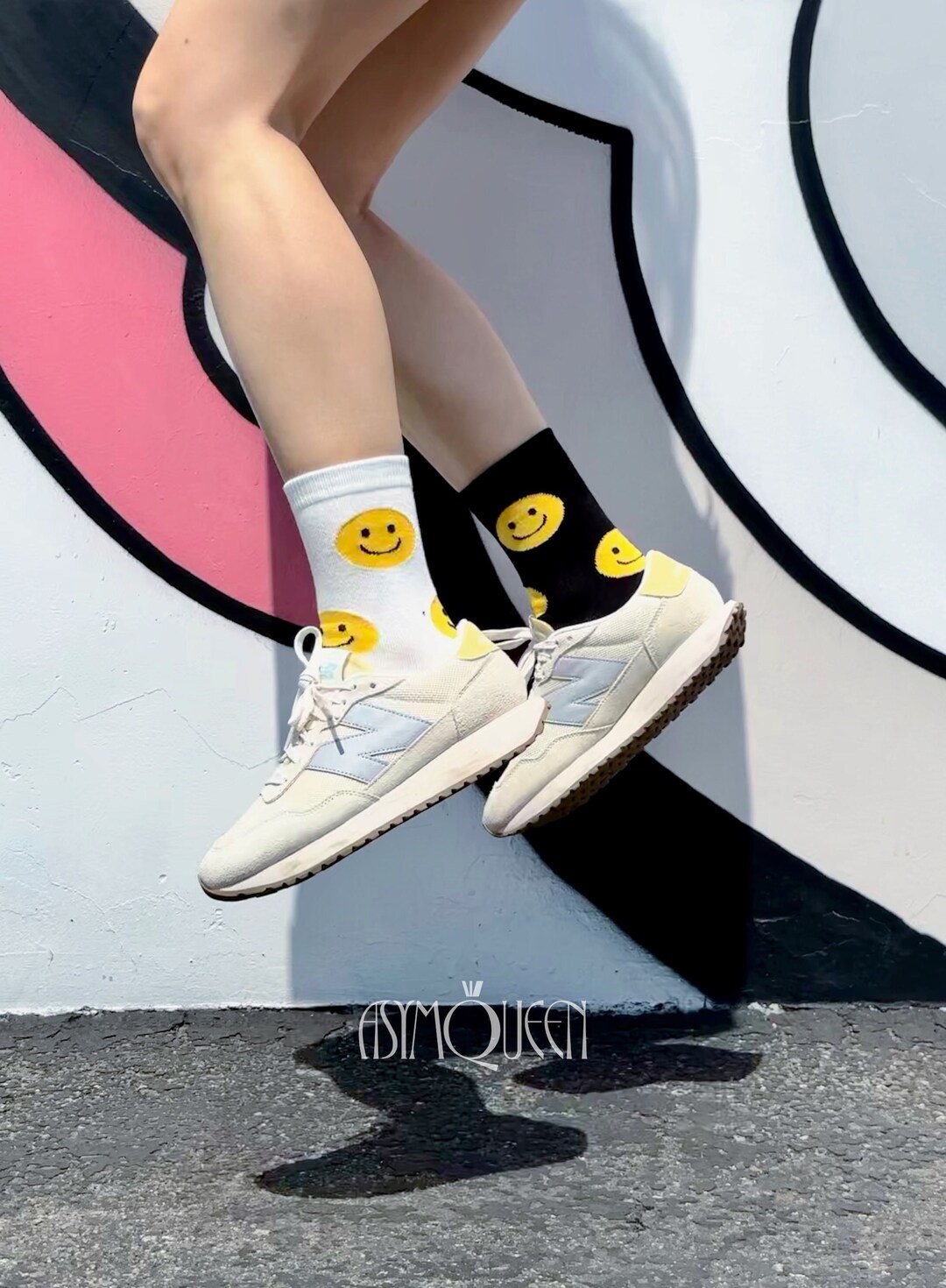 Mismatched Socks, Smiley Face Socks, Cute Socks, Fun Socks, Printed ...